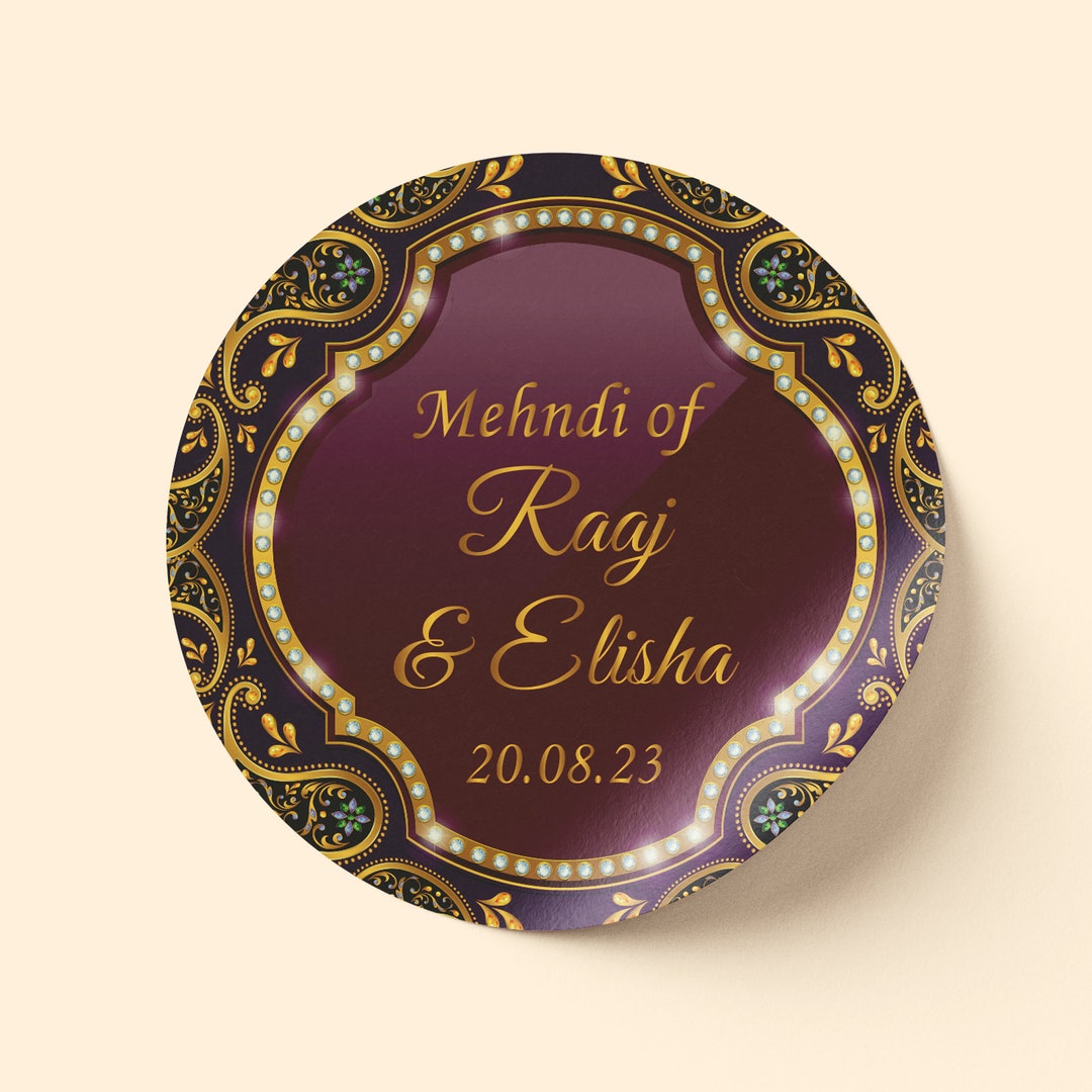 Dholki, Sangeet, Mehndi Stickers, Wedding Stickers, Nikkah Stickers ...