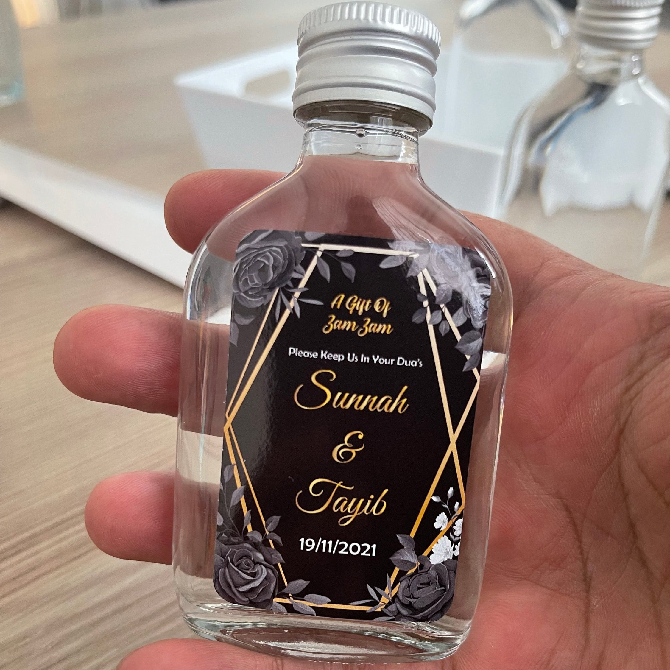 Zam Zam Sticker Custom Zam Zam Sticker Wedding Stickers - Etsy