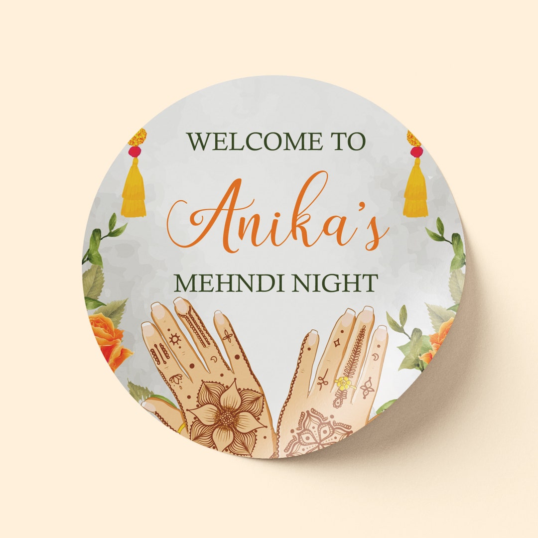 Dholki, Sangeet, Mehndi Stickers, Wedding Stickers, Nikkah Stickers ...