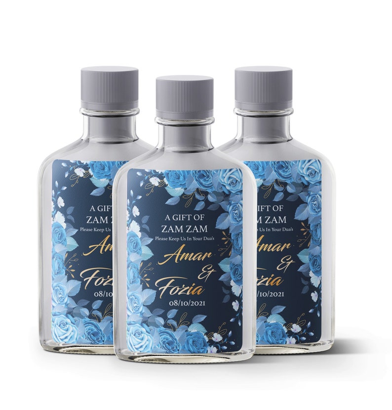 Zam Zam Stickers Custom Zam Zam Labels Wedding Favours - Etsy