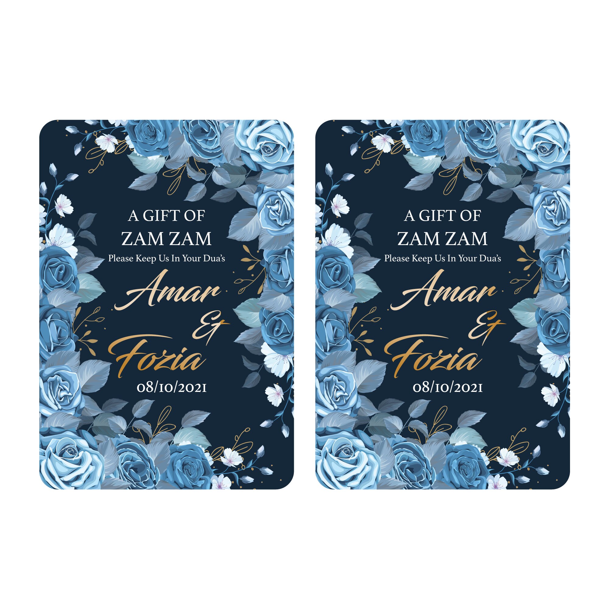 Zam Zam Stickers Custom Zam Zam Labels Wedding Favours - Etsy