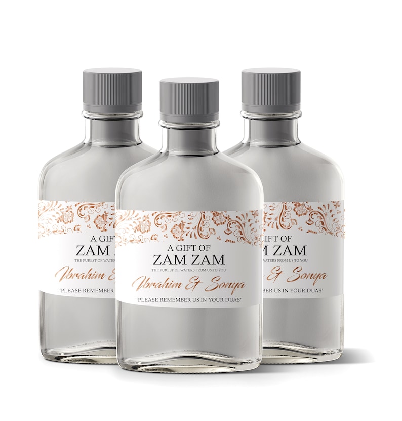 Zam Zam Sticker, Zam Zam Water, Zam Zam Water Bottle Sticker, Favour ...