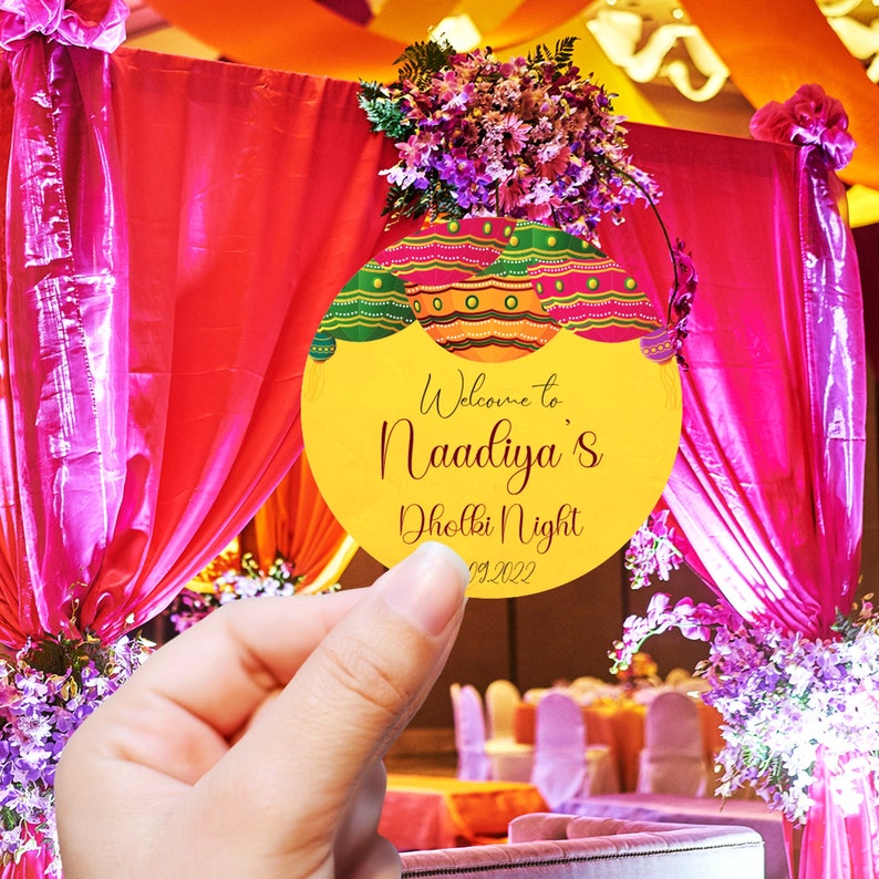 Dholki Sangeet Mehndi Stickers Wedding Stickers Nikkah - Etsy