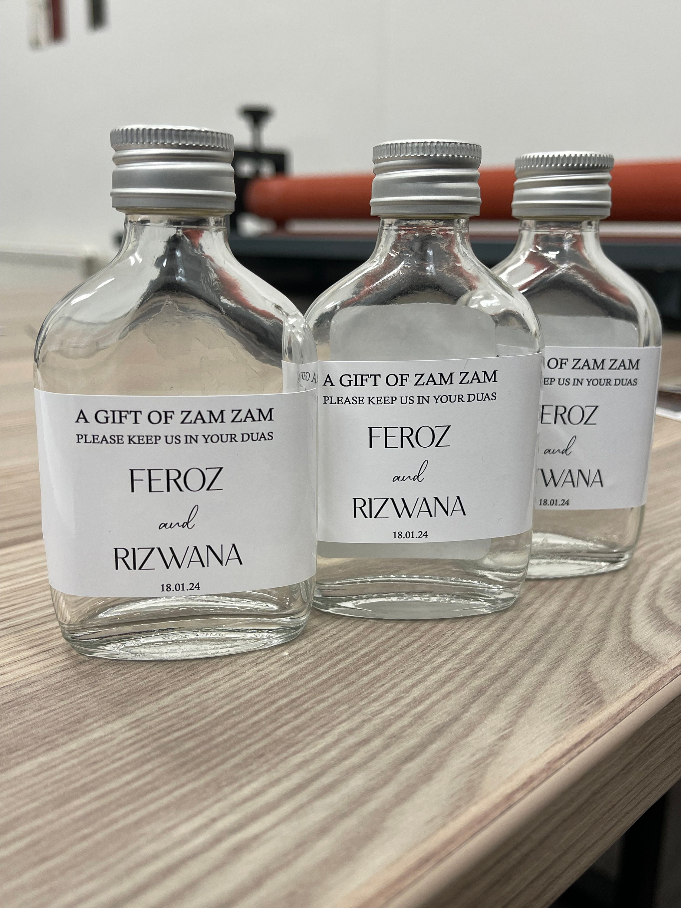 Zam Zam Sticker, Zam Zam Water, Zam Zam Water Bottle Sticker, Favour ...