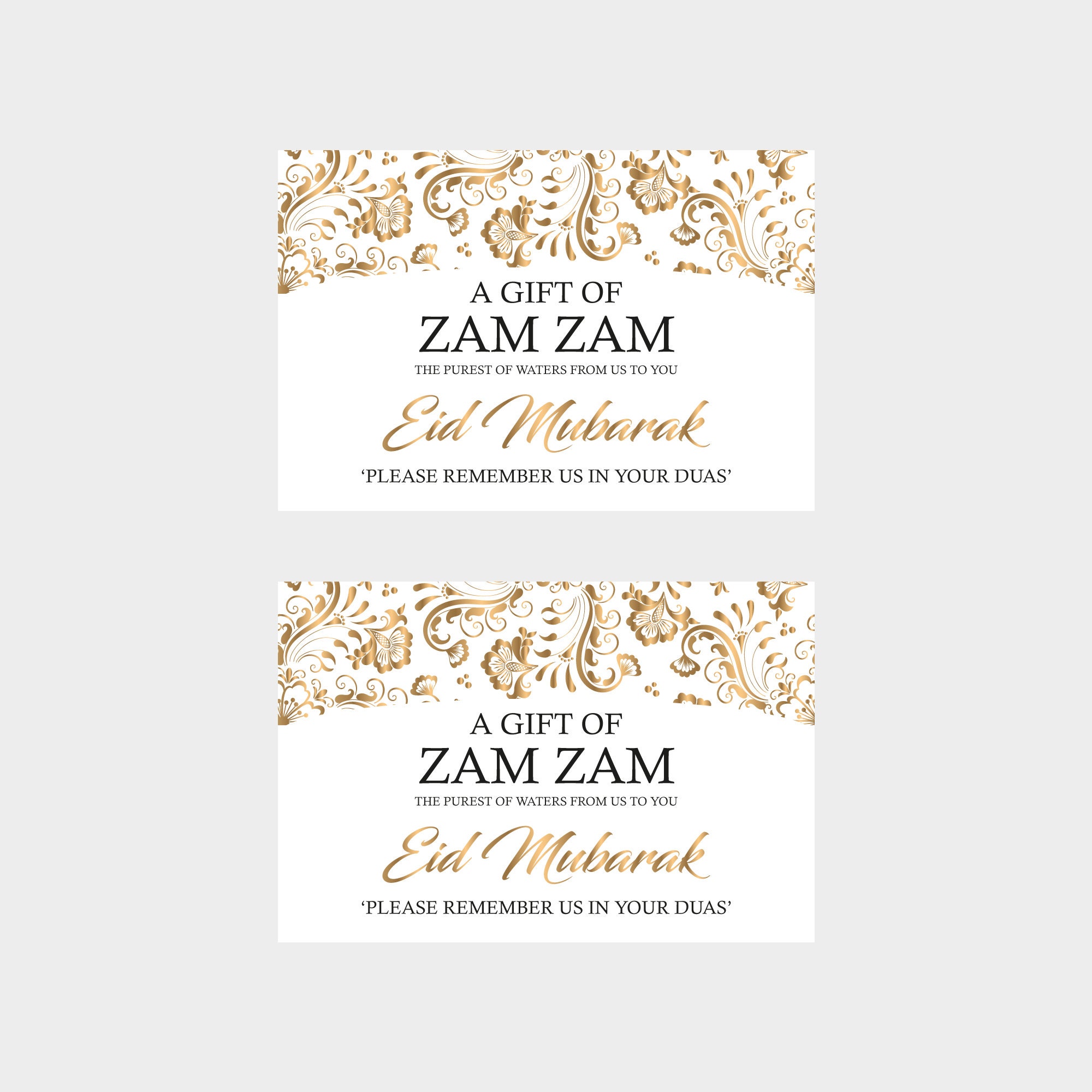 Zam Zam Sticker Zam Zam Water Zam Zam Water Bottle Sticker - Etsy