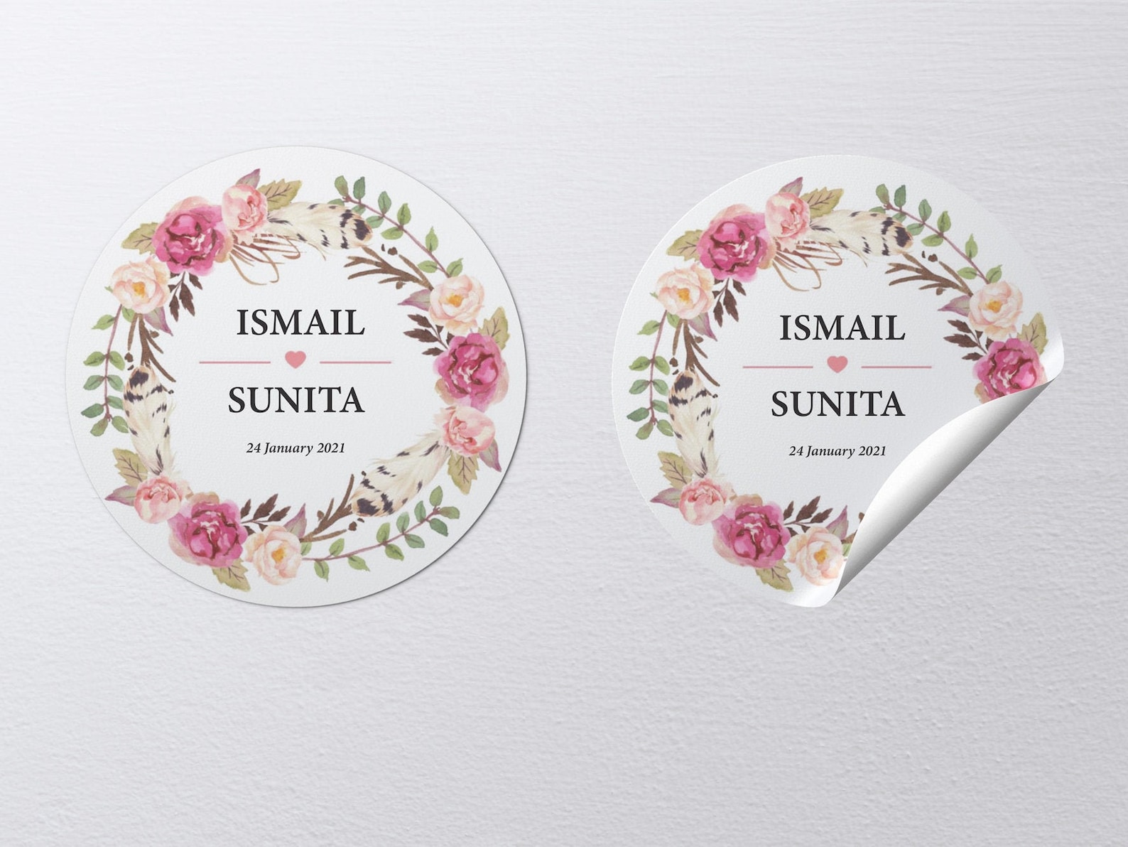 Wedding Stickers Wedding Favour Stickers Mehndi Stickers - Etsy