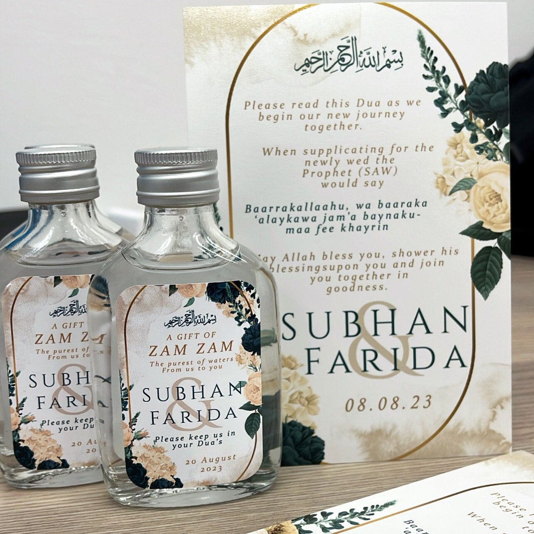 Zam Zam Sticker, Zam Zam Water, Zam Zam Water Bottle Sticker, Favour ...