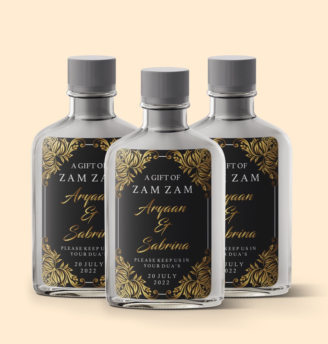 Zam Zam Sticker, Zam Zam Water, Zam Zam Water Bottle Sticker - Etsy