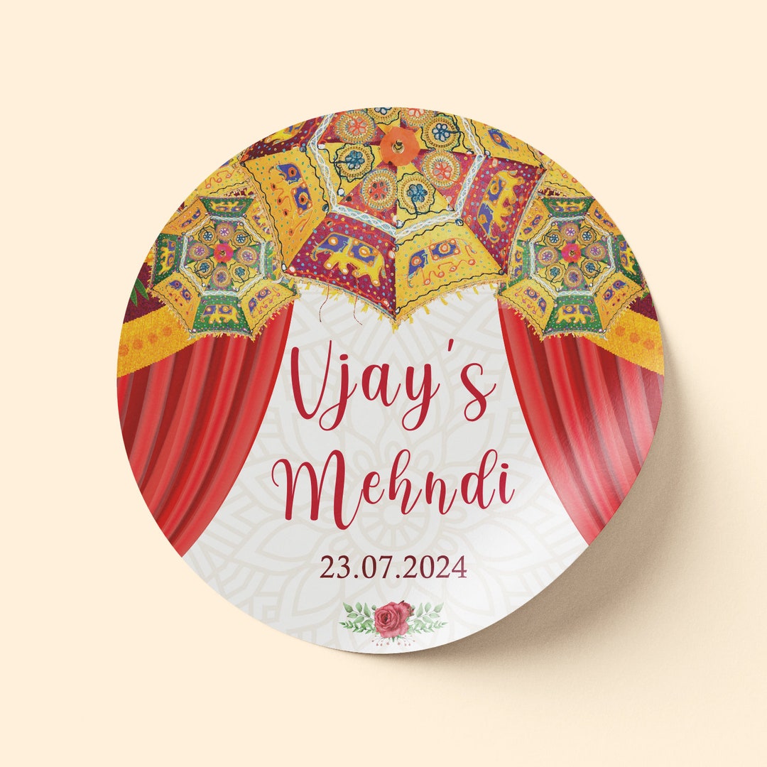 Dholki, Sangeet, Mehndi Stickers, Wedding Stickers, Nikkah Stickers ...