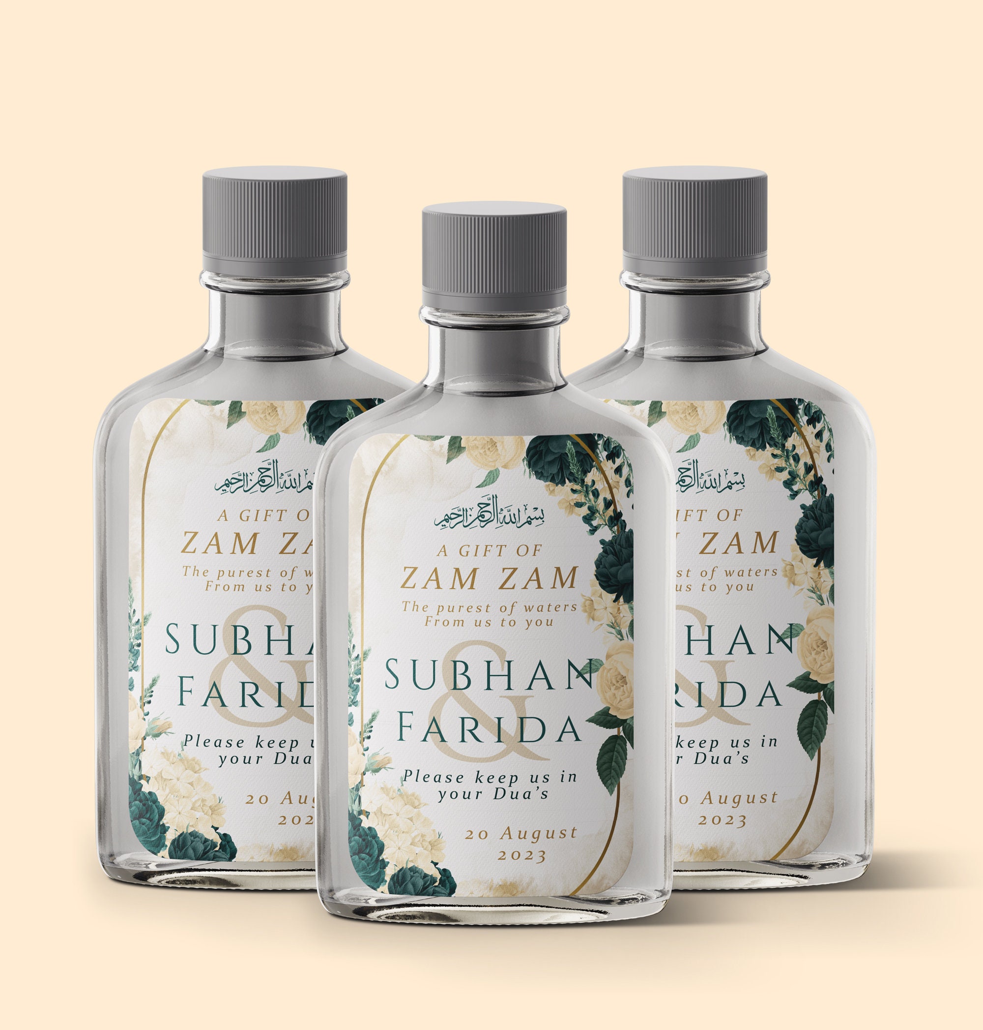 Zam Zam Sticker Zam Zam Water Zam Zam Water Bottle Sticker - Etsy