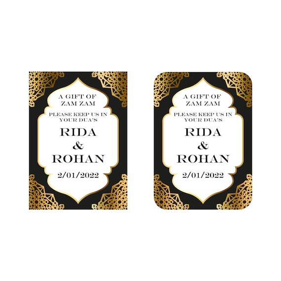 Zam Zam Sticker Zam Zam Water Zam Zam Water Bottle Sticker | Etsy