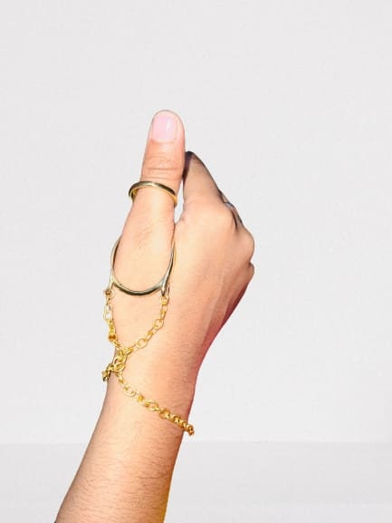 Arthritis Finger MCP Joints Splint Brass or Sterling Silver Hammered ...