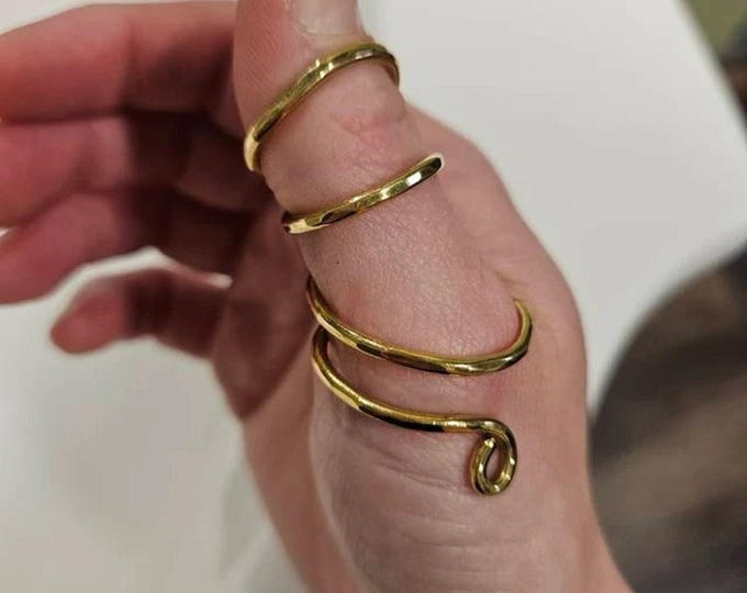 Thumb Splint 925 Silver Ring, MCP Hyperextension Splint, Arthritis ...