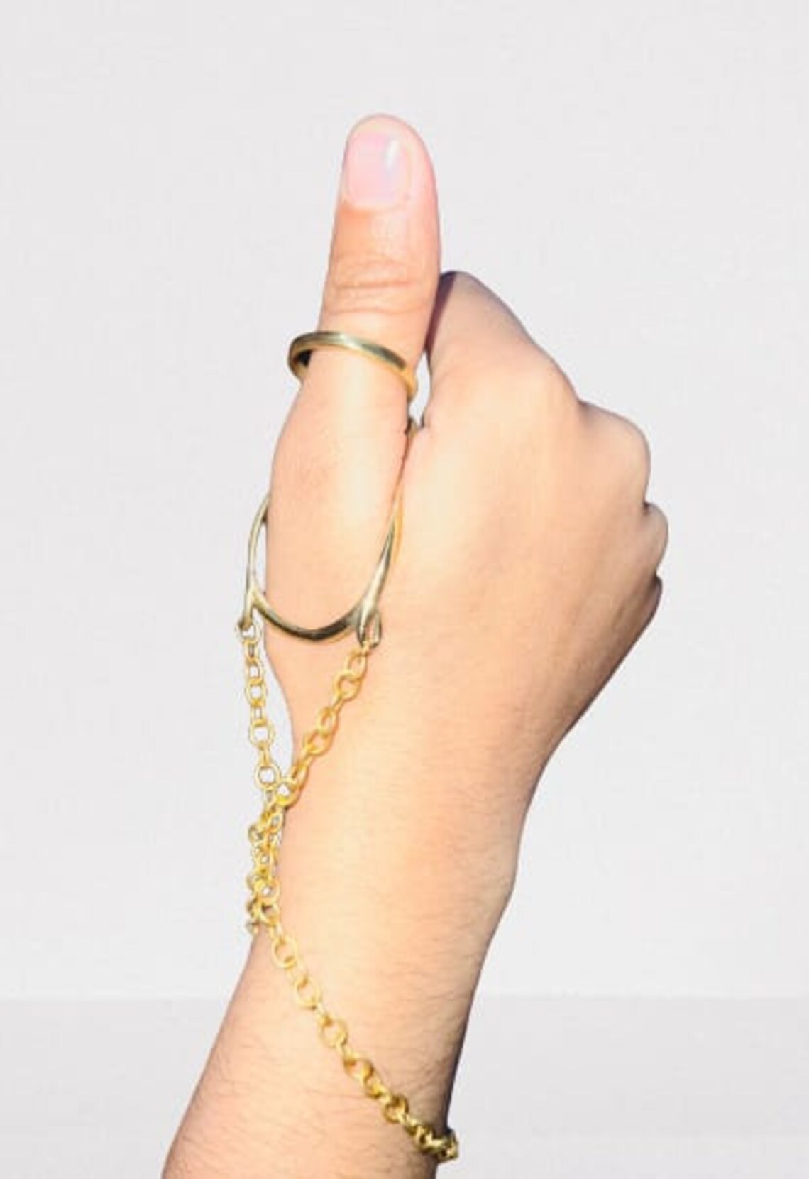 Arthritis Finger MCP Joints Splint Brass or Sterling Silver Hammered ...