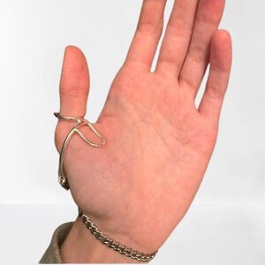 Arthritis Finger MCP Joints Splint Brass or Sterling Silver Hammered ...