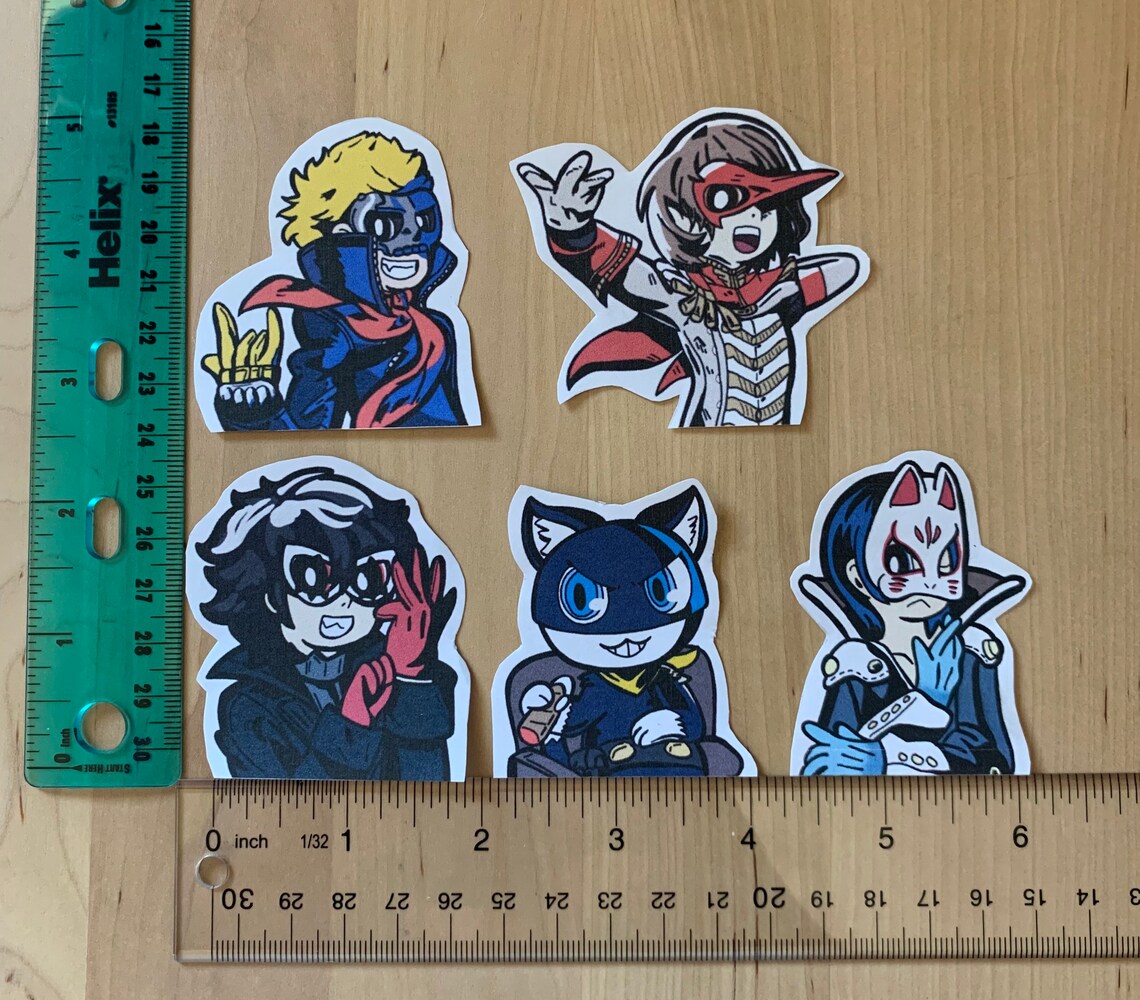 Persona 5 Phantom Thieves Paper Stickers - Etsy
