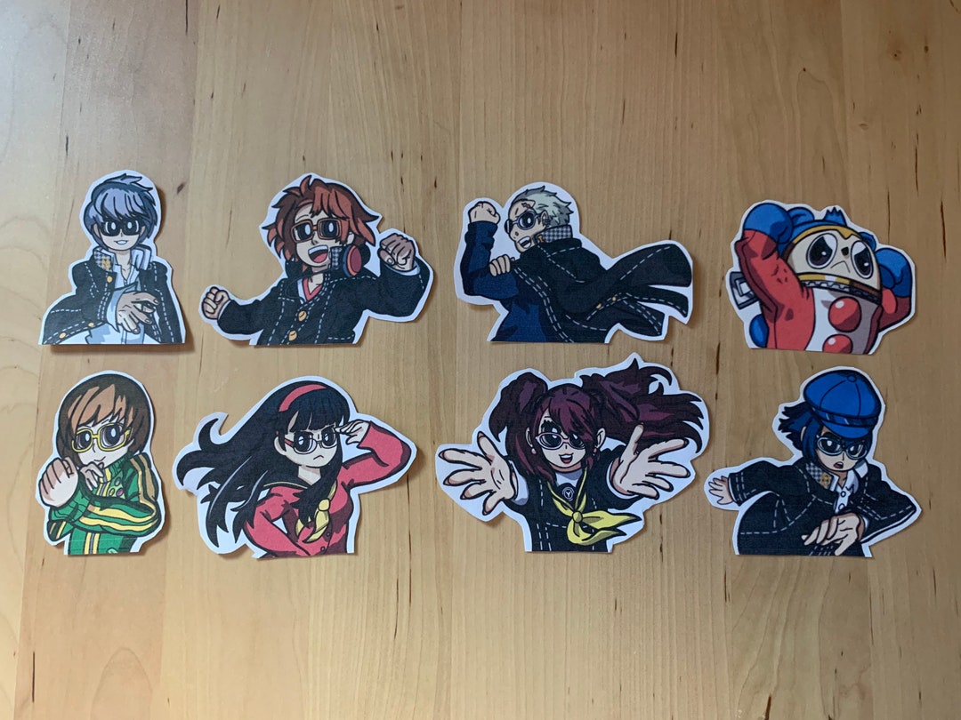 Persona 4 Investigation Team Paper Stickers - Etsy