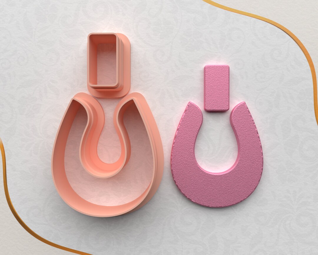 Fortuna Curve Polymer Clay Cutter: 3D Design for Crafting Elegance in 5 ...