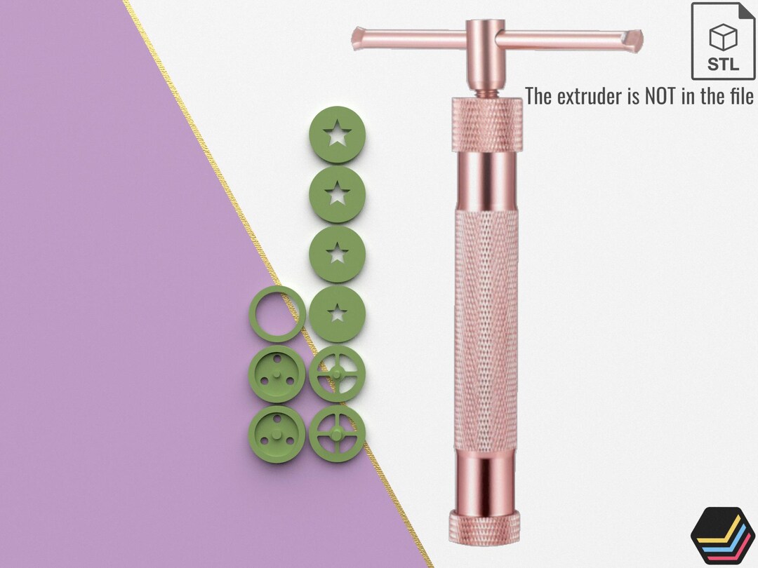 Extruder Discs Star - Digital STL Files for 3D Printing | Fondant ...
