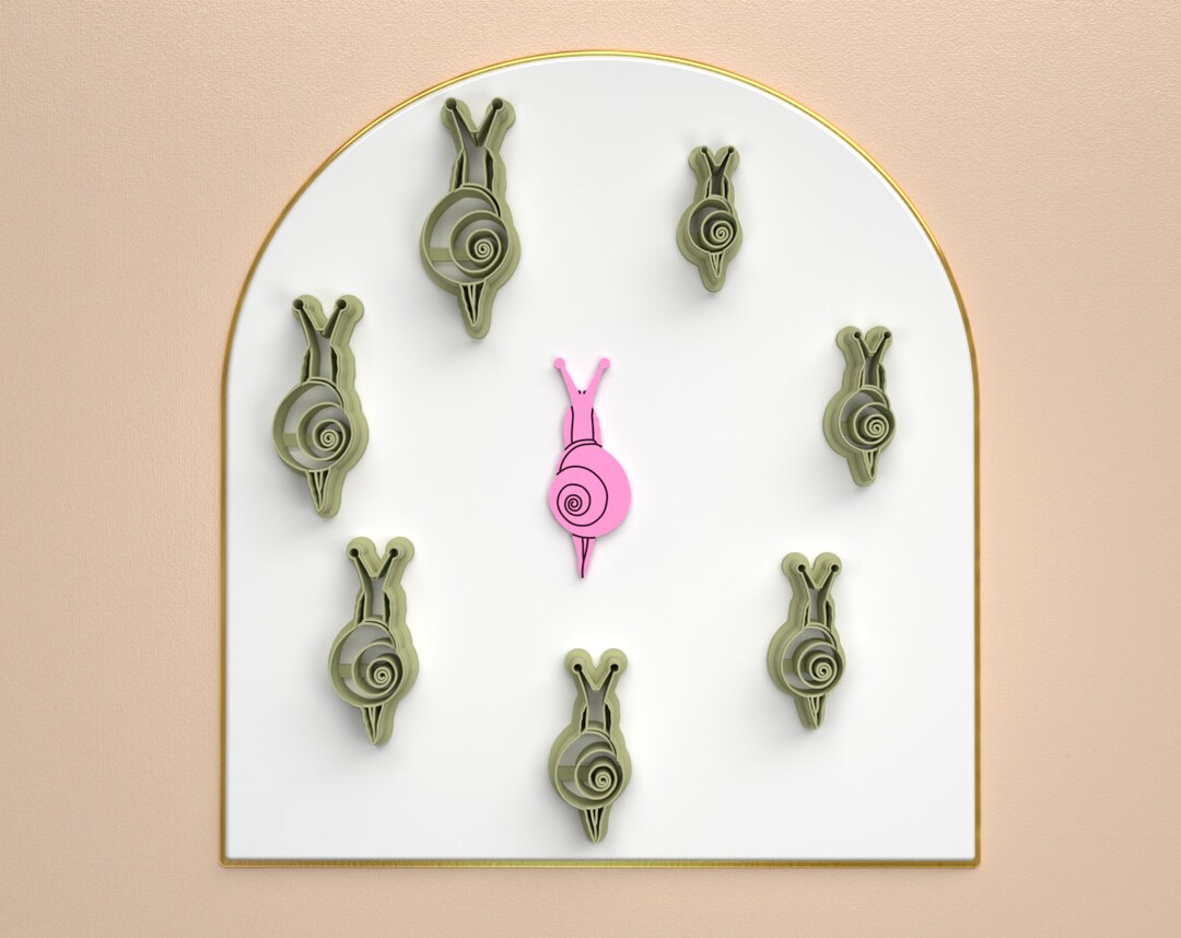 Polymer Clay Cutter *4 Sizes 2 Version Cut/snail/digital .STL File ...