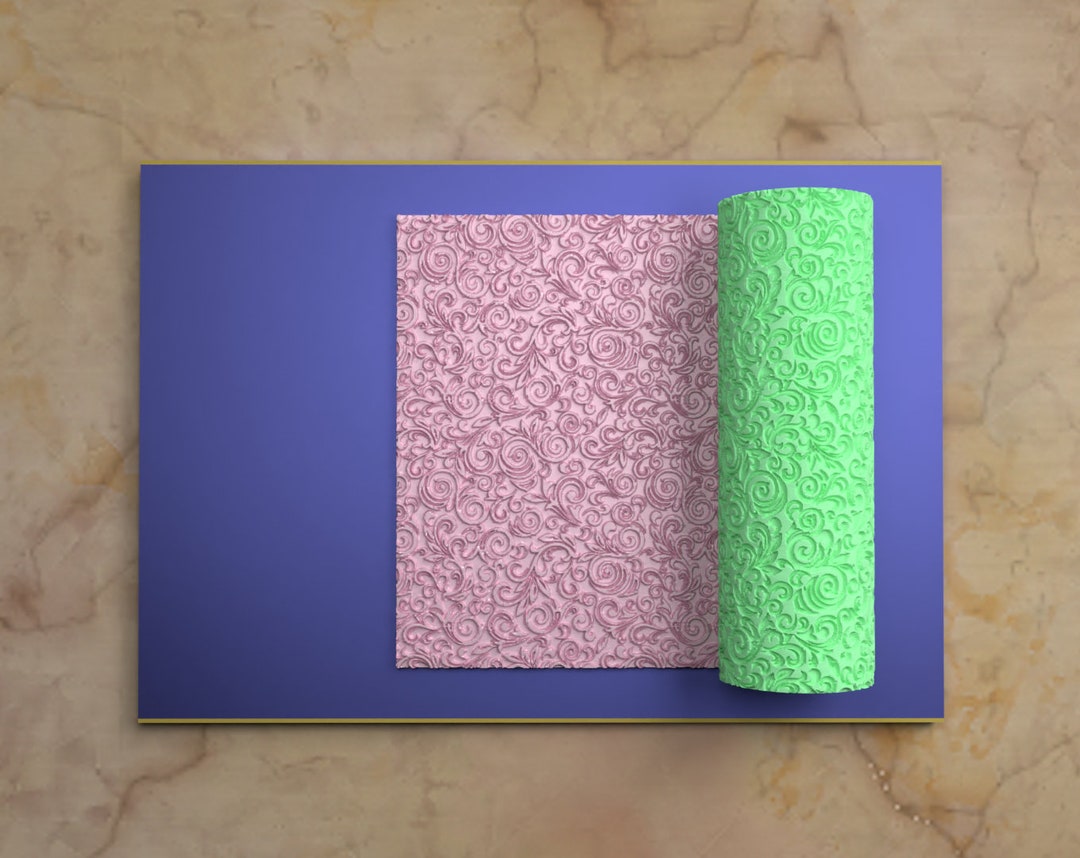 Roller Texture Polymer Clay /lily Texture/ Digital STL File* File for ...