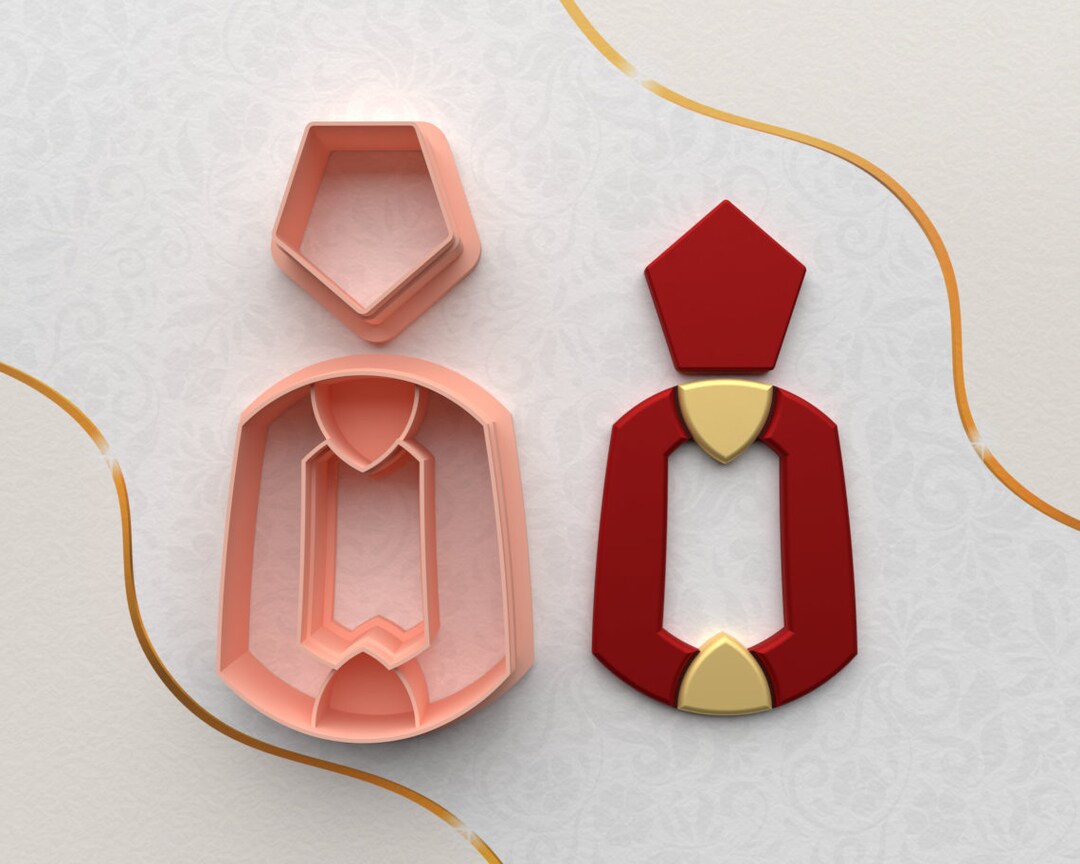 Prismocta Polymer Clay Cutter: 3D Design for Crafting Elegance in 7 ...