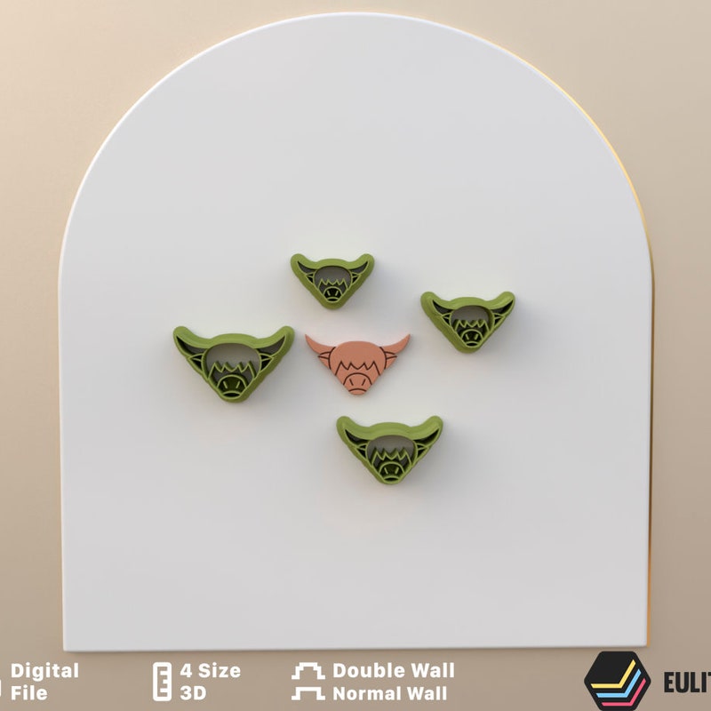 Clay Bull - Etsy