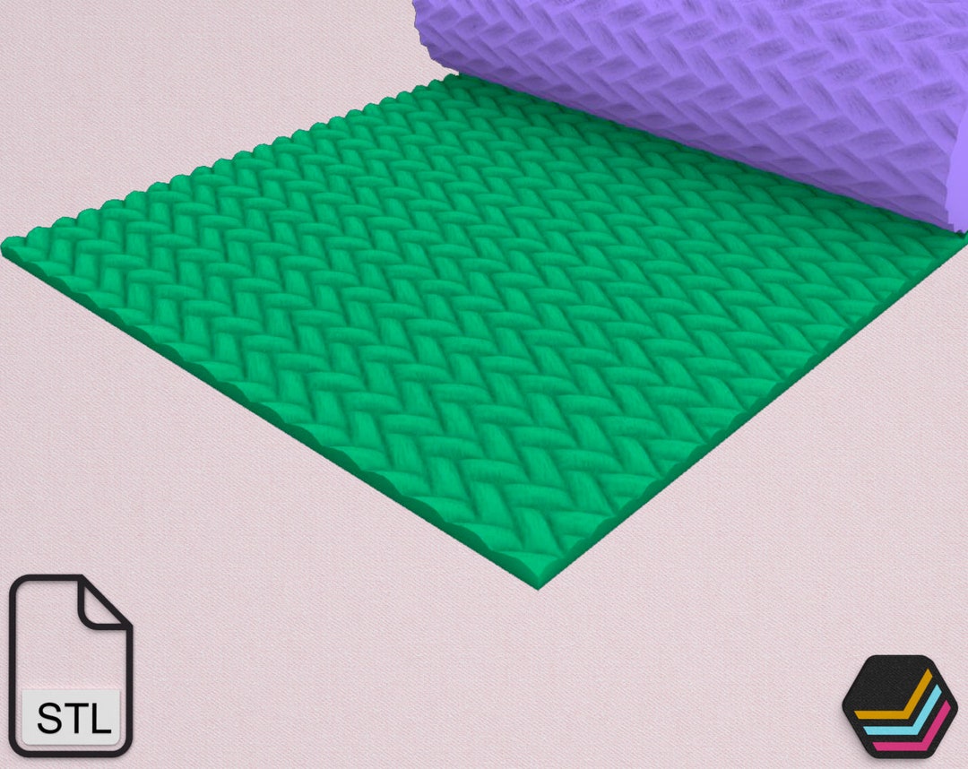 Roller Texture Polymer Clay /rope Roller Texture/ Digital STL File ...
