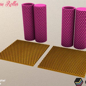 Honeycomb Pattern Roller Texture /TEXTURE Roller/polymer Clay Seamless ...