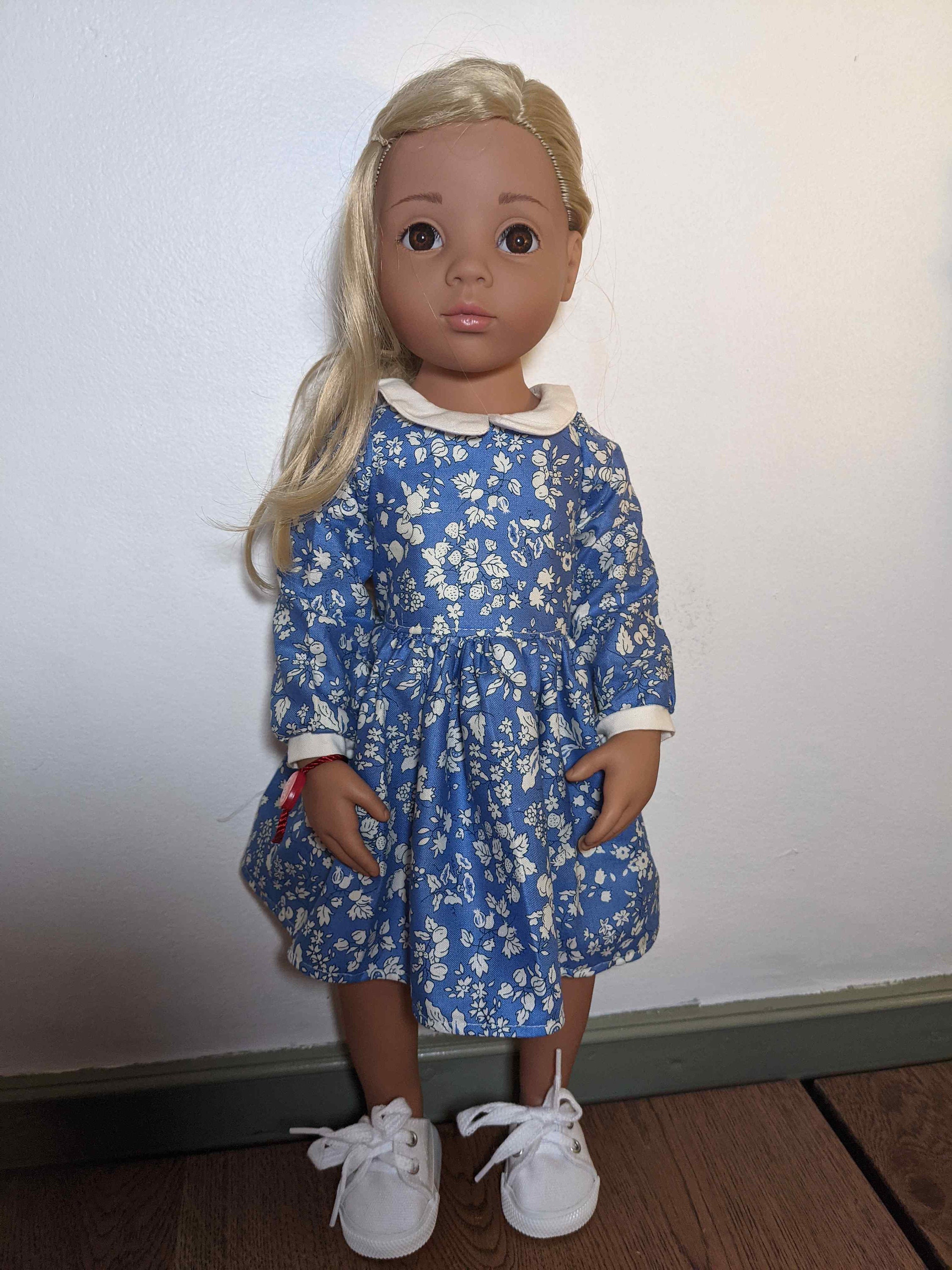 Easy Sewing Pattern for Classic Dress for 19.5" Doll Like Gotz Happy ...
