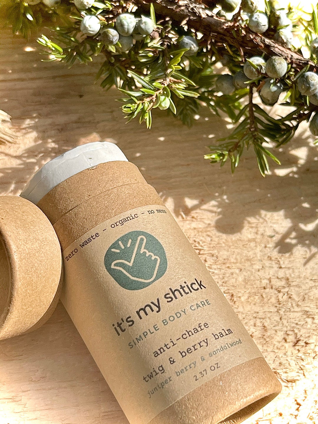 Anti-chafe Twig & Berry Balm Zero Waste Chub Rub Anti-chafing Stick No ...