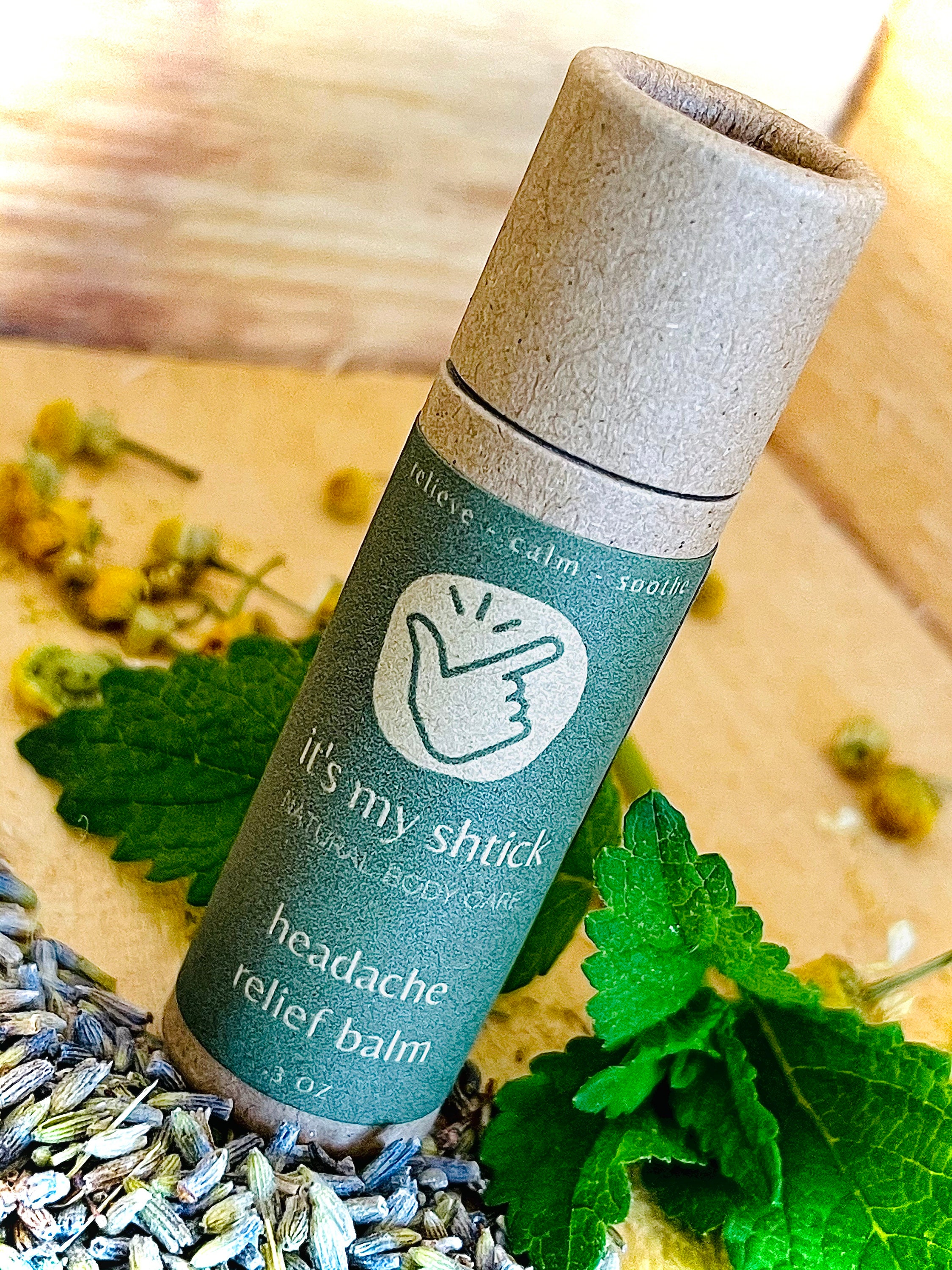 Headache Relief Balm Tension & Brain Pain Salve Migraine - Etsy