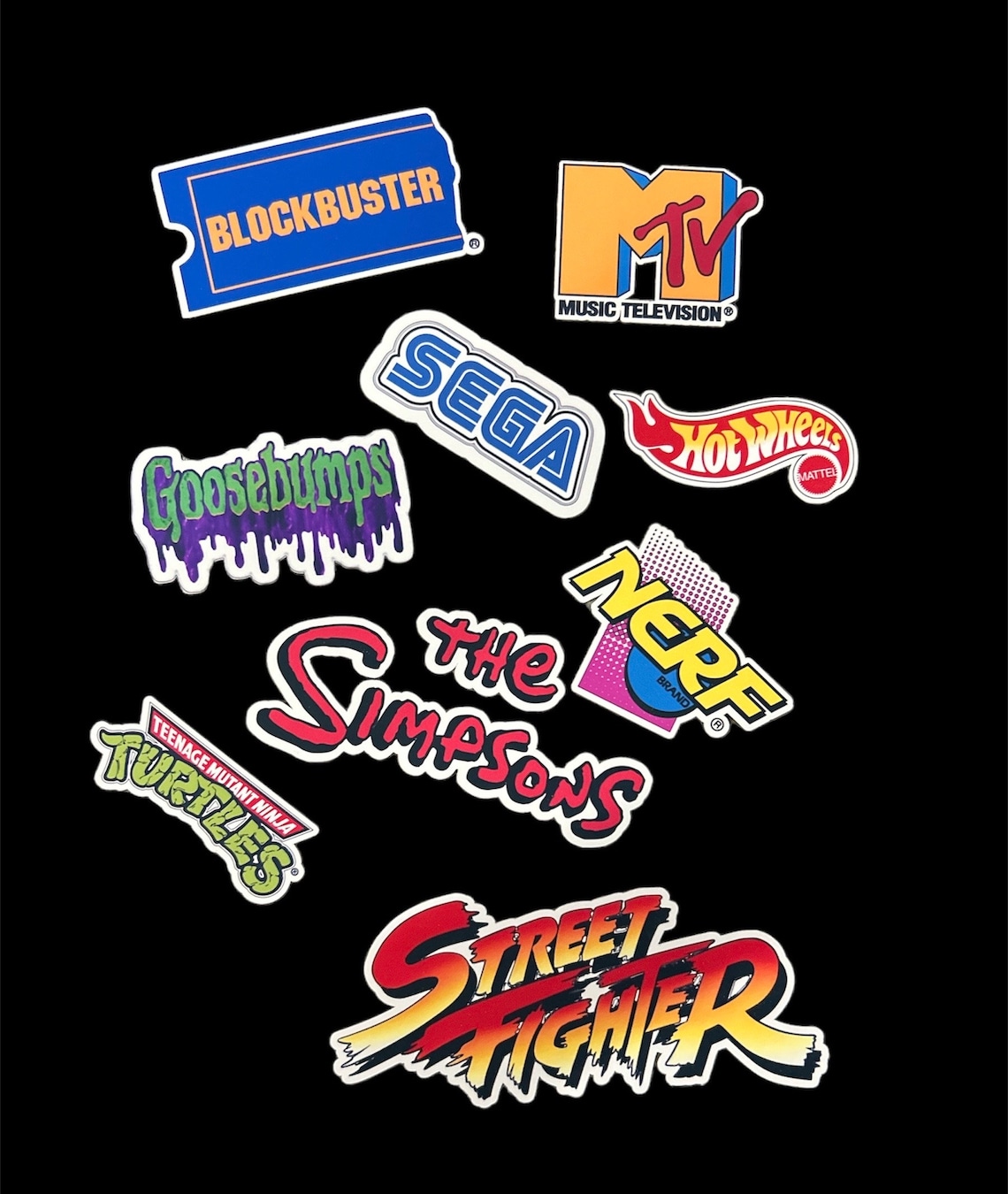 90s Stickers Set of 5 - Etsy
