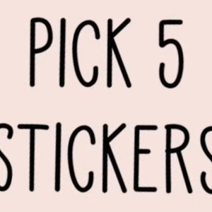 90s Stickers Set of 5 - Etsy