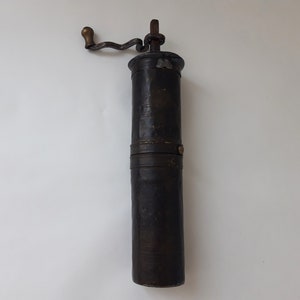 Antique Brass Mill, Vintage Mill, Hand Mill, Old Mill, Retro Kitchen ...
