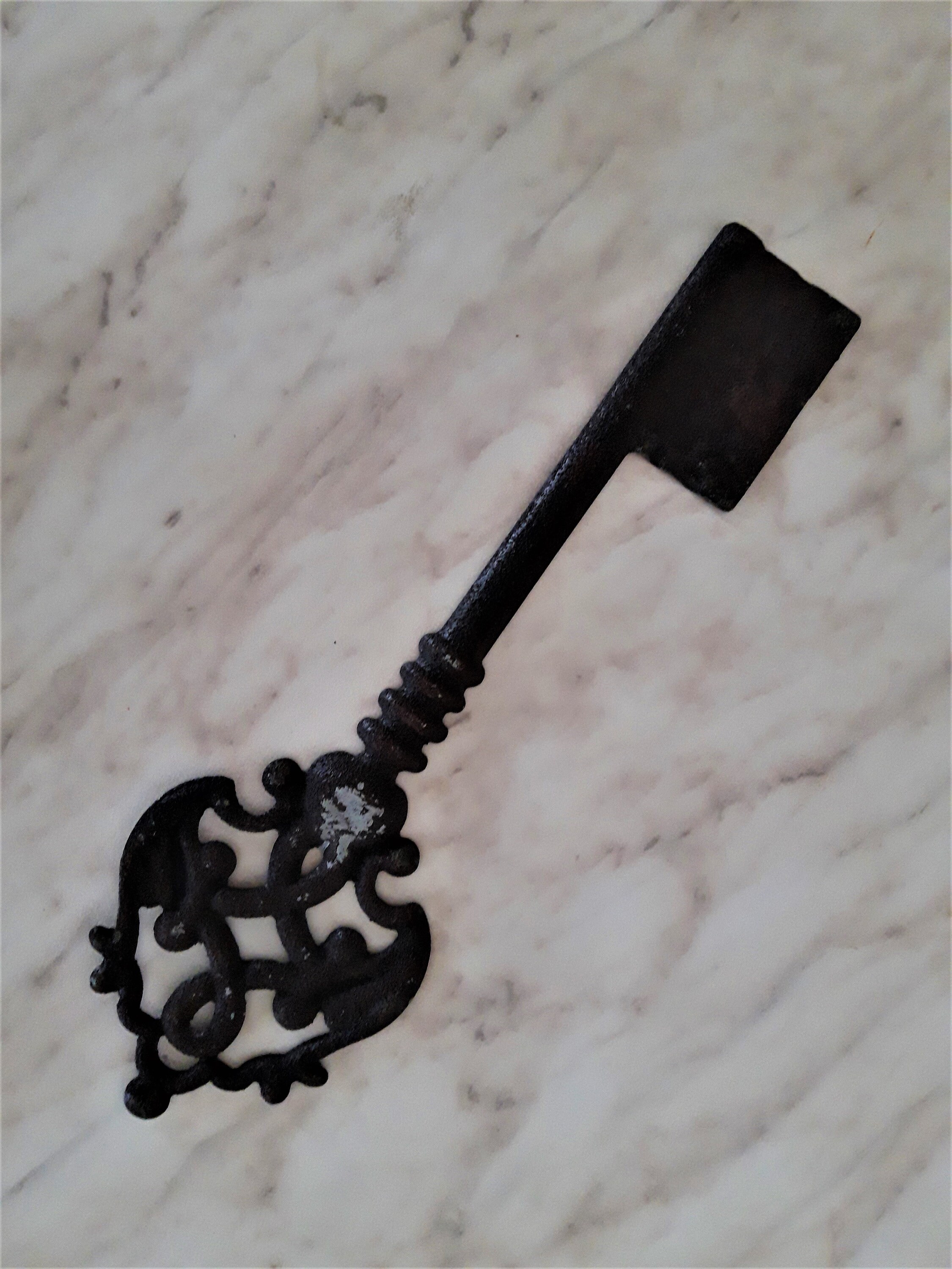 Vintage Large Decorative Metal Key, Wall Key, Metal Skeleton Key, Large ...