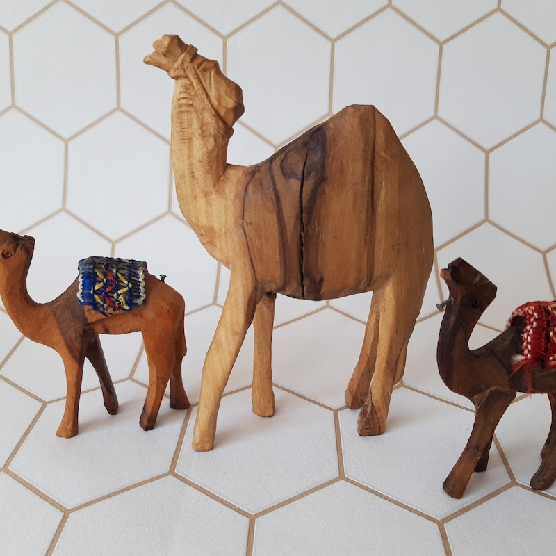 Wooden Camels - Etsy