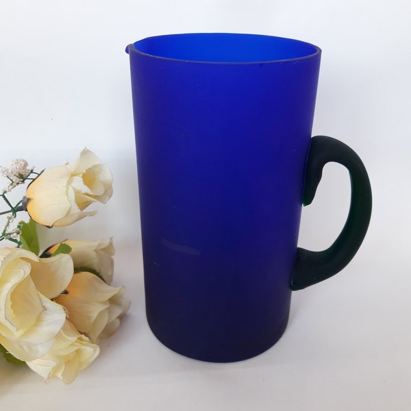 Cobalt Blue Pitcher - Etsy