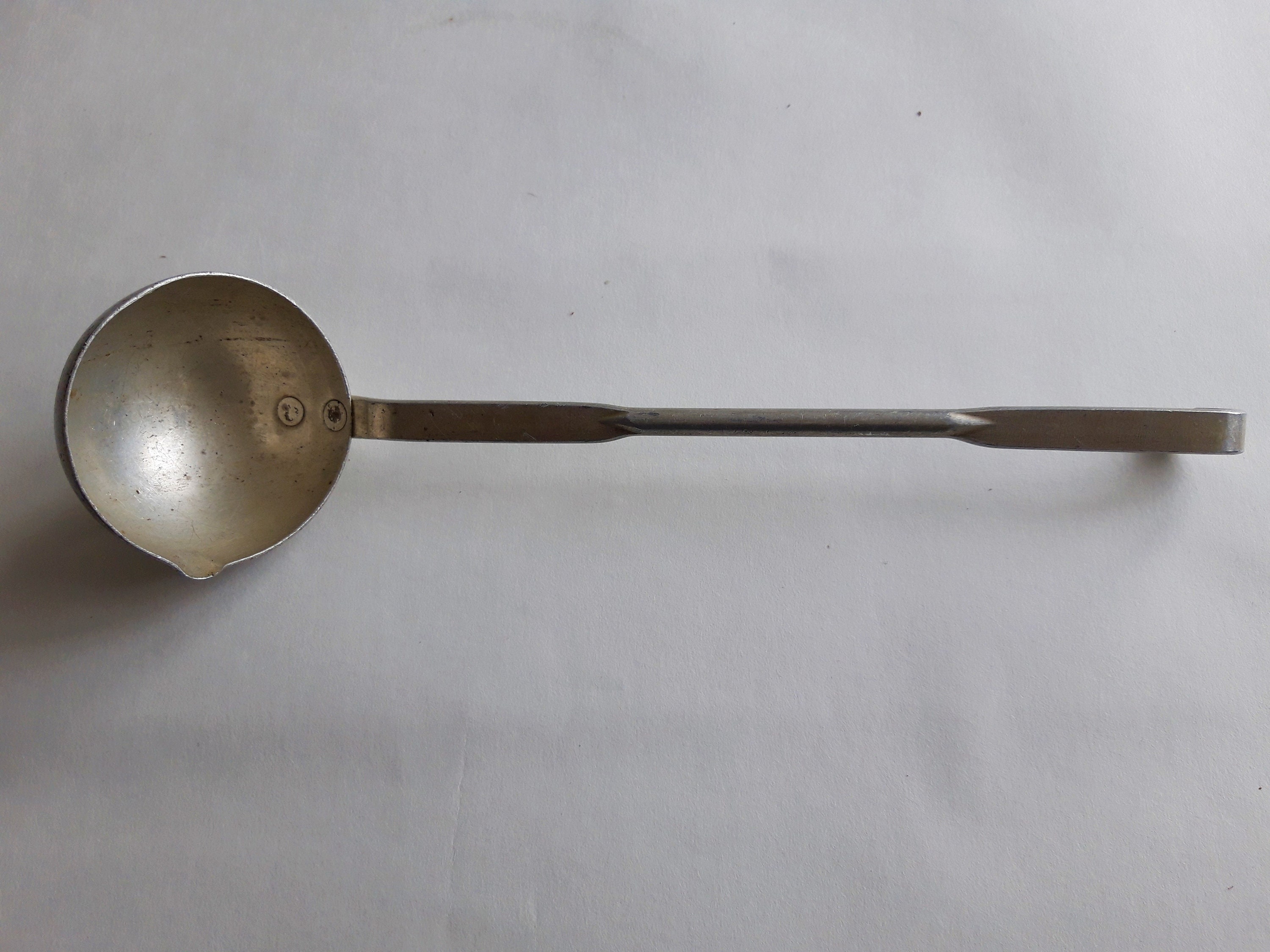 Vintage Aluminum Ladle With Long Handle Old Metal Ladle - Etsy