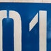 Vintage Sign 301, Door Number 301, Blue and White Metal Plate, Street ...