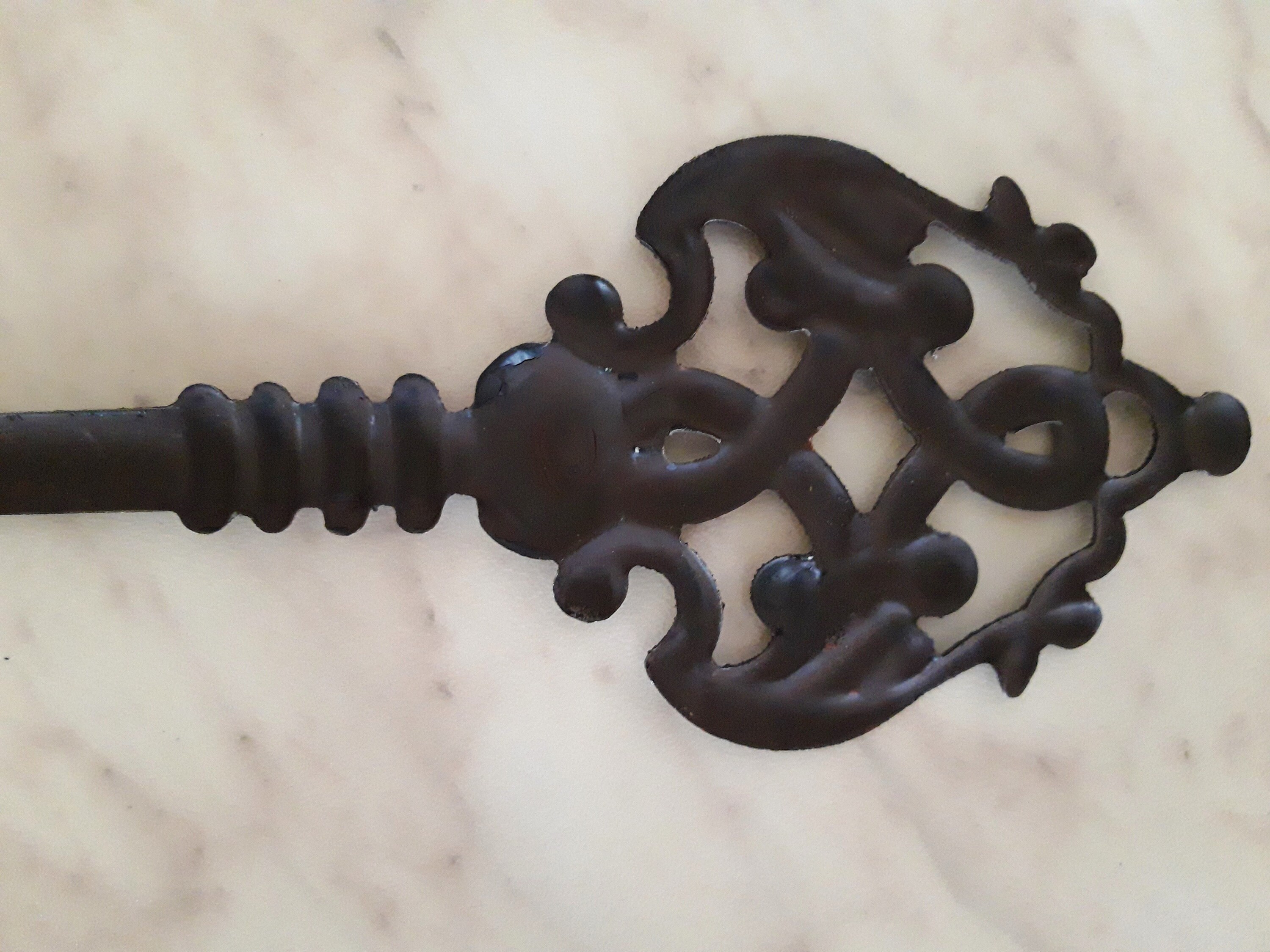 Vintage Large Decorative Metal Key Wall Key Metal Skeleton - Etsy