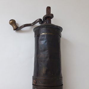 Antique Brass Mill, Vintage Mill, Hand Mill, Old Mill, Retro Kitchen ...