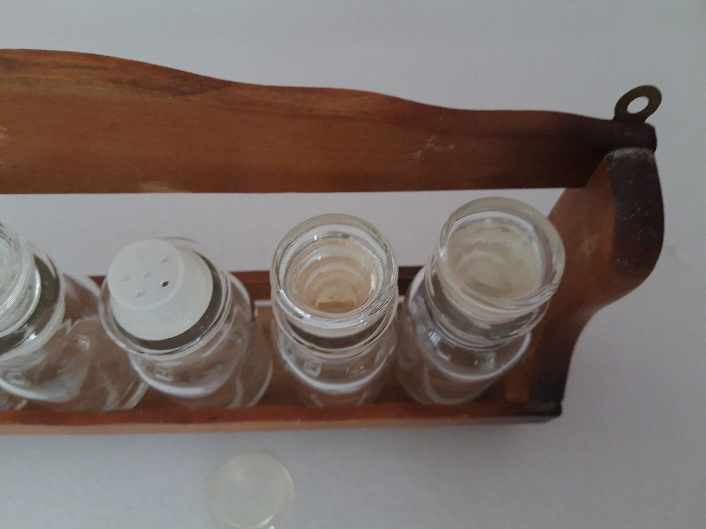 Vintage Wooden Spice Rack Wall Spice Rack Wooden Kitchen - Etsy