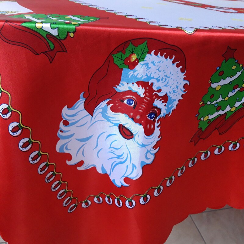 Christmas Tablecloth - Etsy