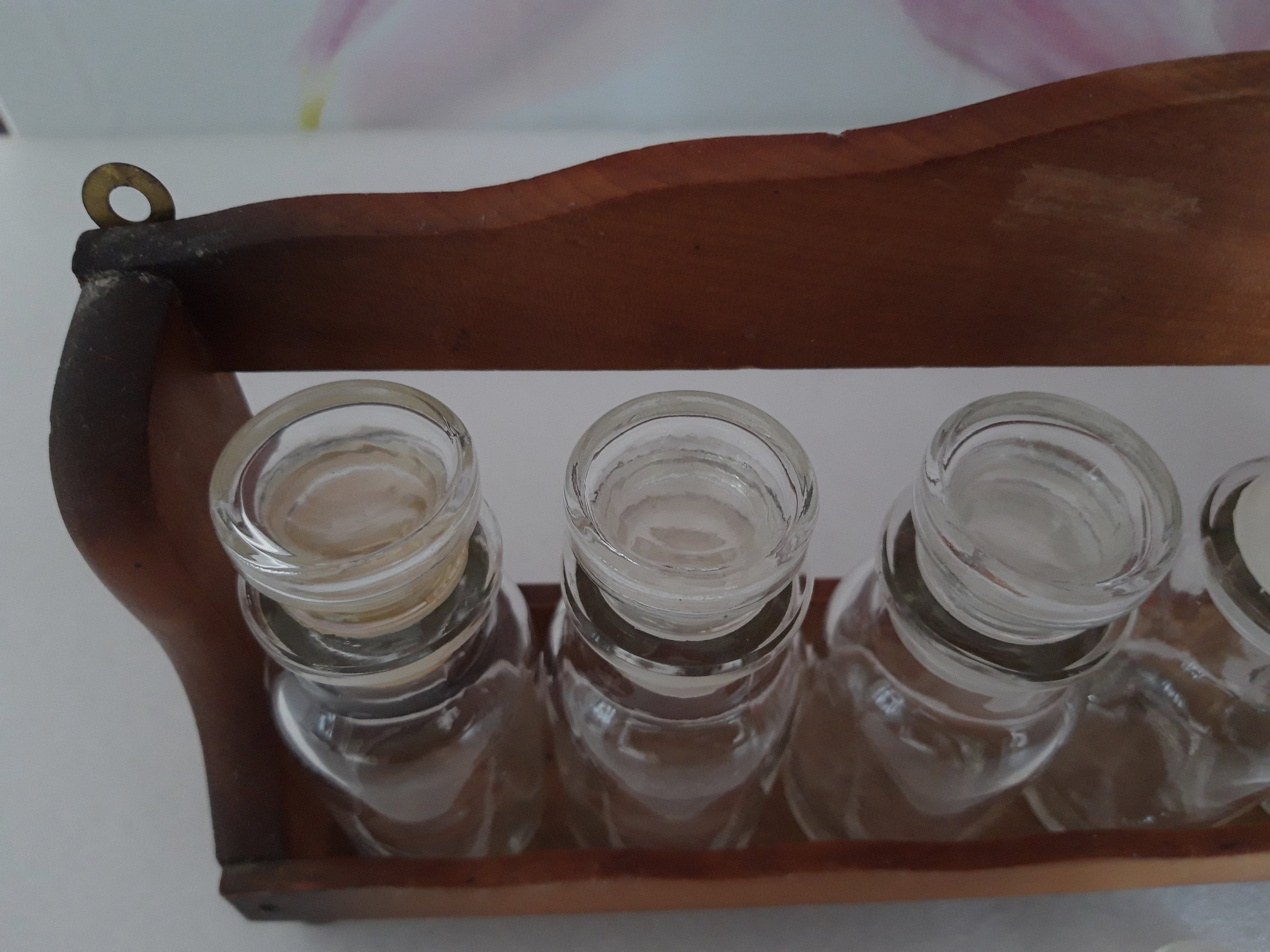 Vintage Wooden Spice Rack Wall Spice Rack Wooden Kitchen - Etsy