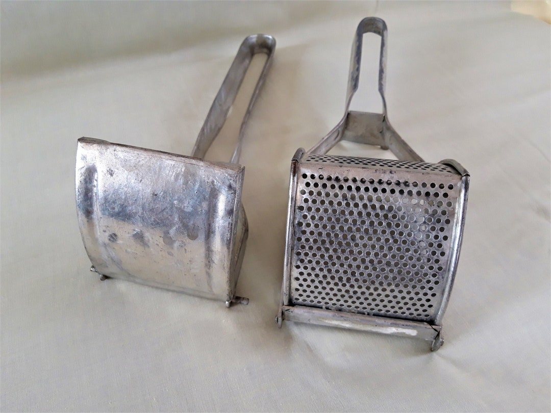 Vintage Hand Metal Press, Primitive Device for Puree, Antique Juicer ...