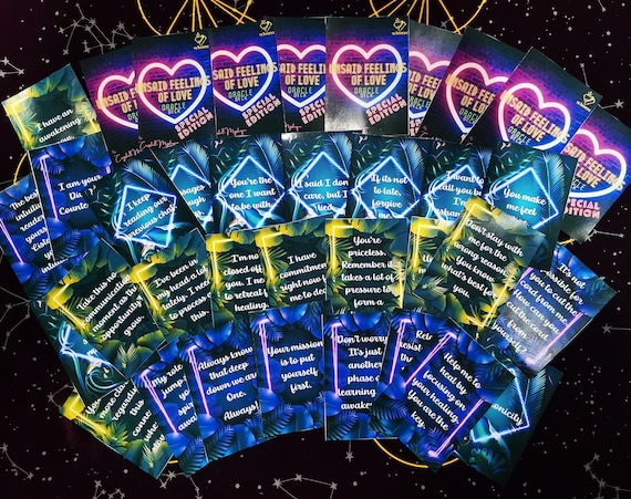 PRINTABLE ORACLE DECK: Unsaid Feelings of Love Special Edition | Etsy