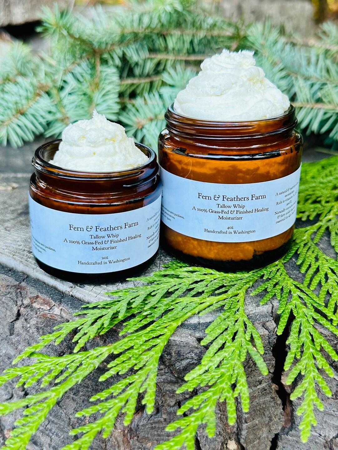 100 Grass Fed And Finished Tallow Moisturizer Etsy