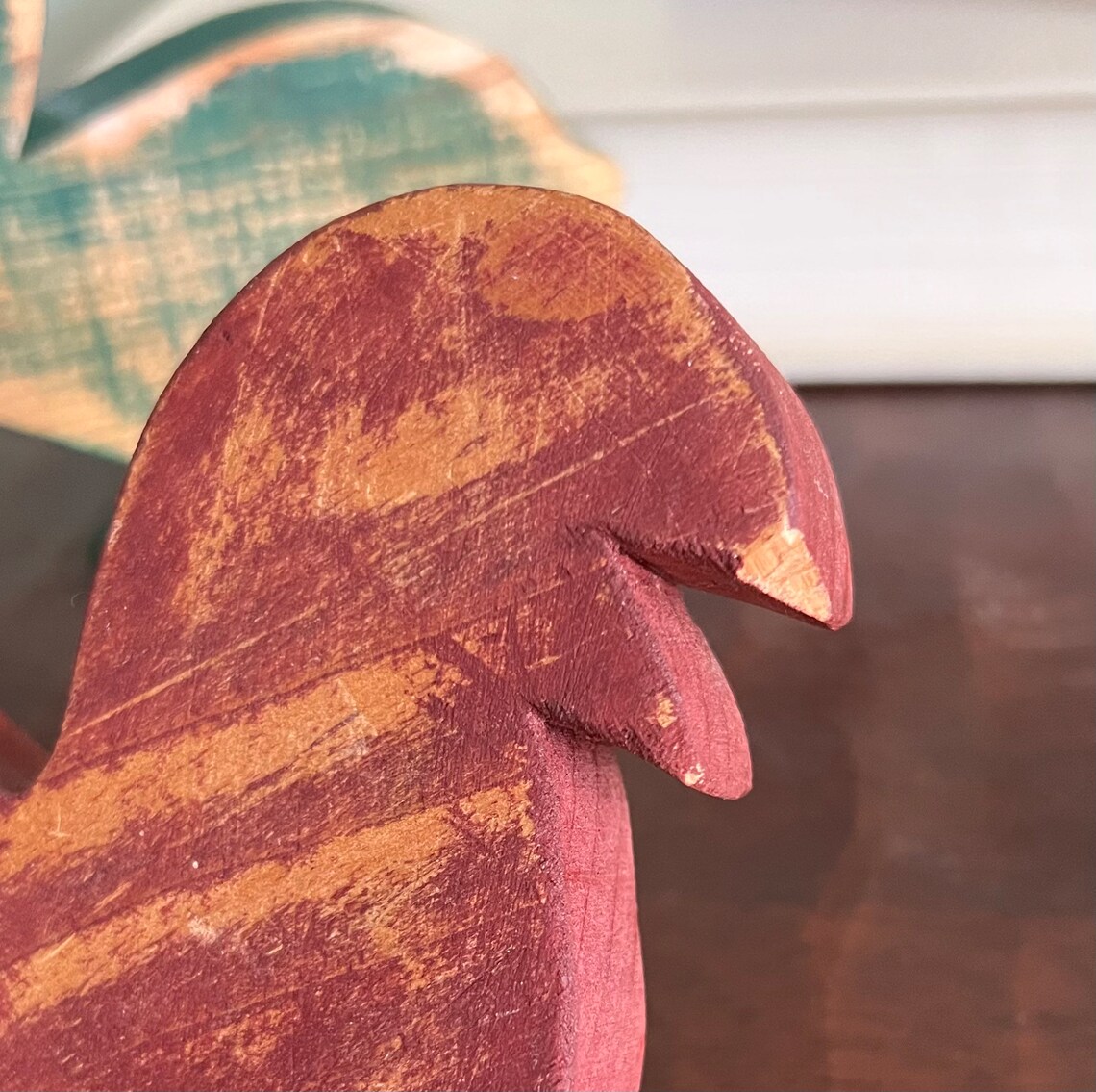 Wooden Farm Animals Rustic Animal Blocks Handmade Painted - Etsy