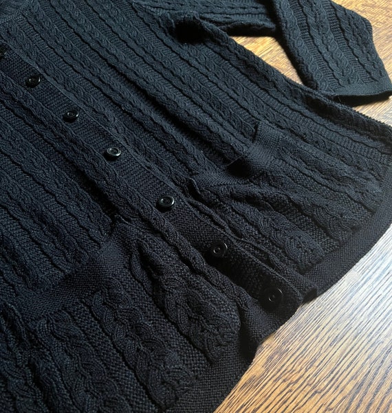 Classic Cable Knit Cardigan, Thin Light Sweater - Gem